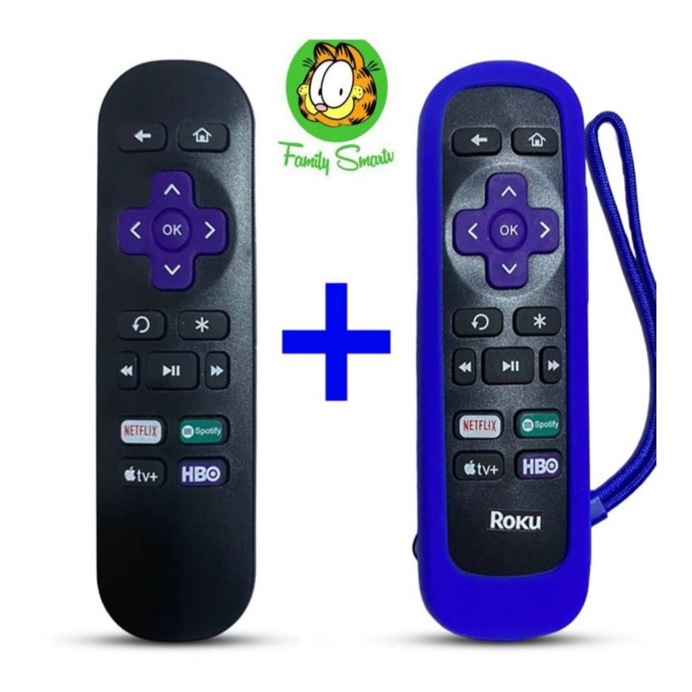 Control Remoto Roku Express Premiere Plus 4k Ultra Funda Azul - Promart
