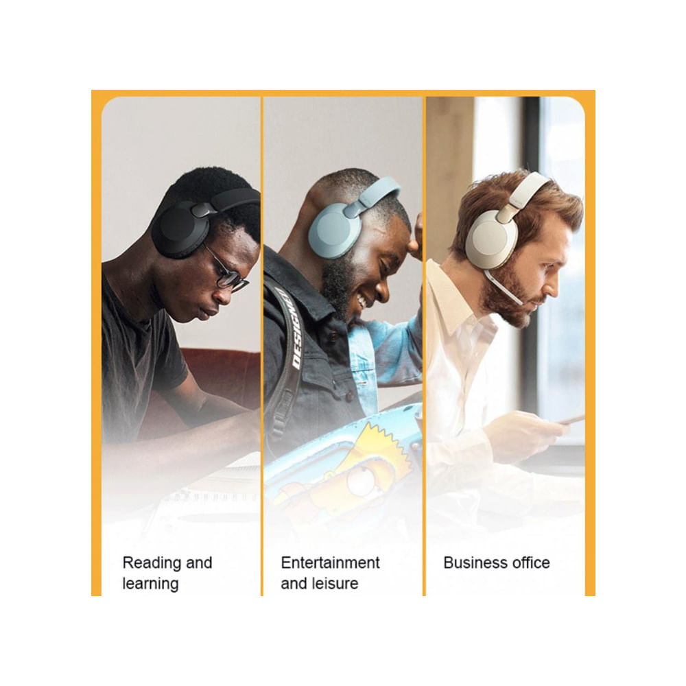 Audífonos con Cancelación de Ruido Bluetooth y Micrófono MS-B2 Verde - Promart