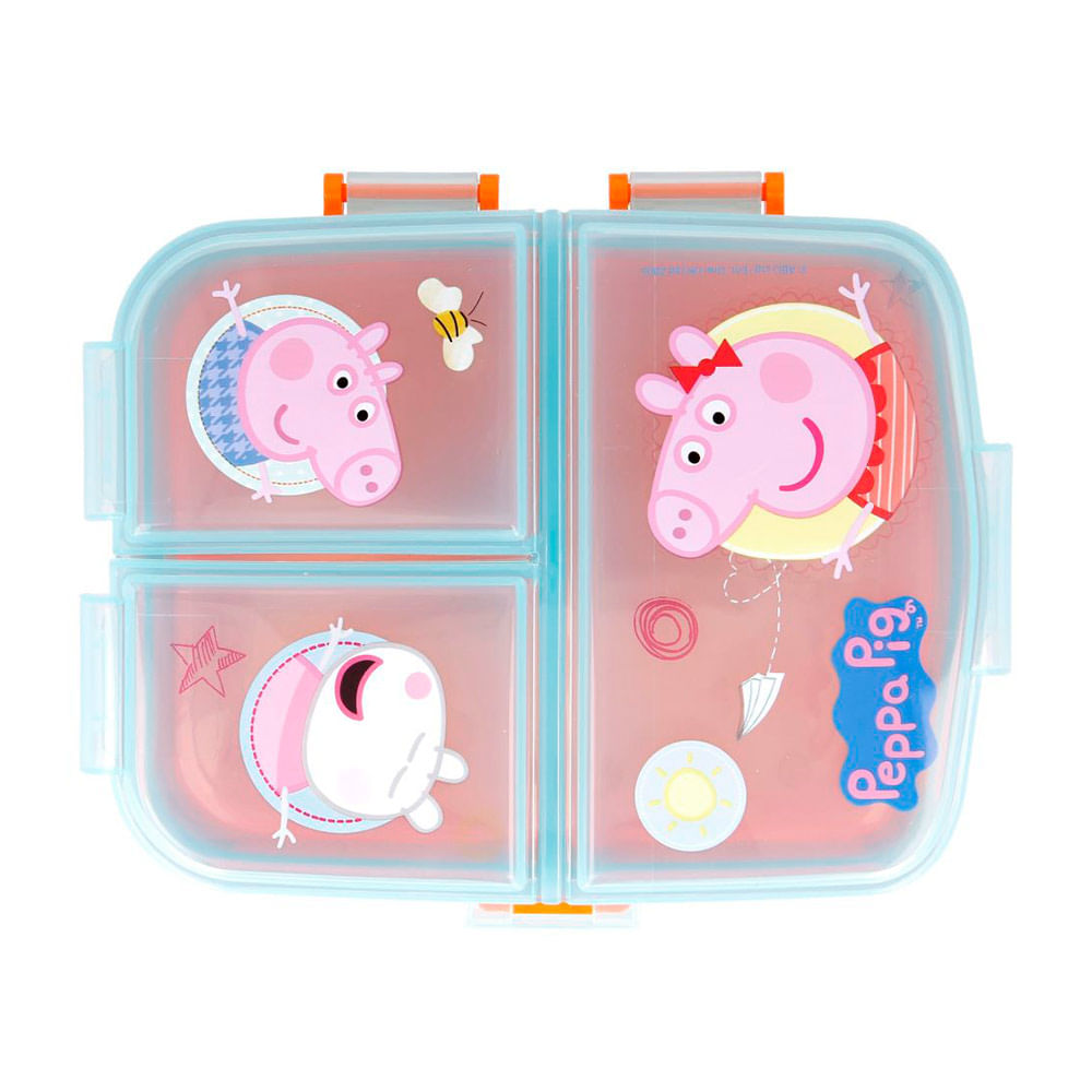Taper Cuadrado Sandwichera Multiple Xl Peppa Pig Multicolor Stor - Promart