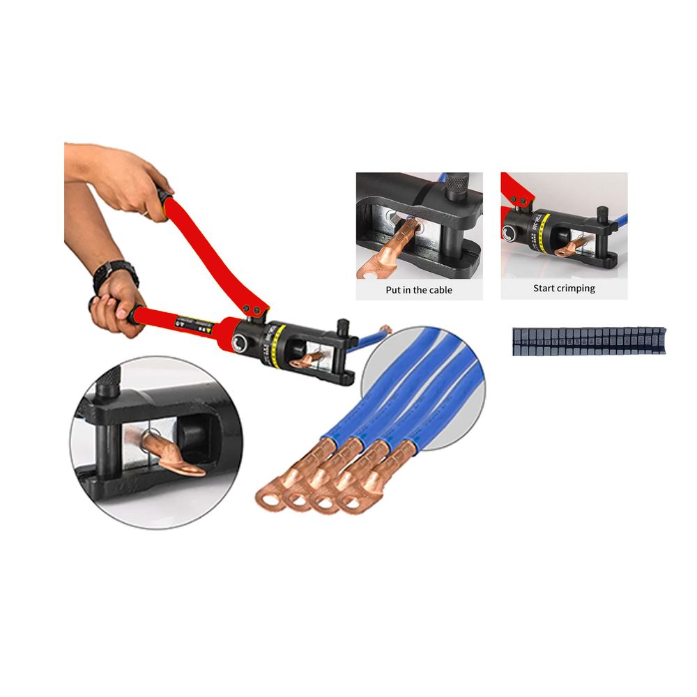 Prensa Terminal Hidraulica para Terminales a Compresion de 10 a 300mm2 ...