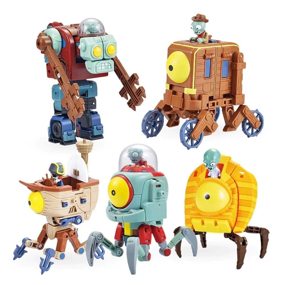 Super Robot 5 en 1 Plantas Vs Zombies Cop Cap - Promart