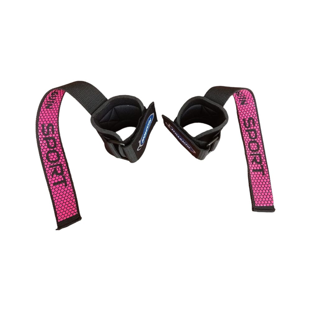 Straps Jaladeras de Levantamiento de Pesas con Muñequera Pink - Promart