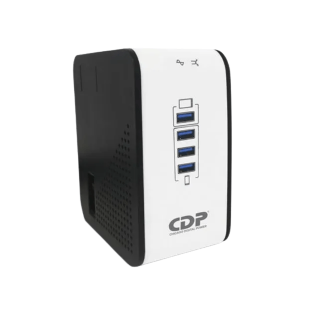 Cdp R2cu-avr1008i Estabilizador 1000va/500w 8 Salidas 4 Puertos Usb ...