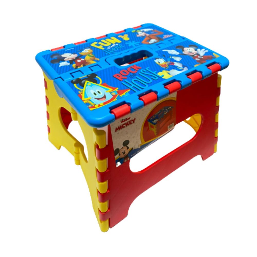 Banco Banquito Taburete Plegable Disney Mickey - Promart