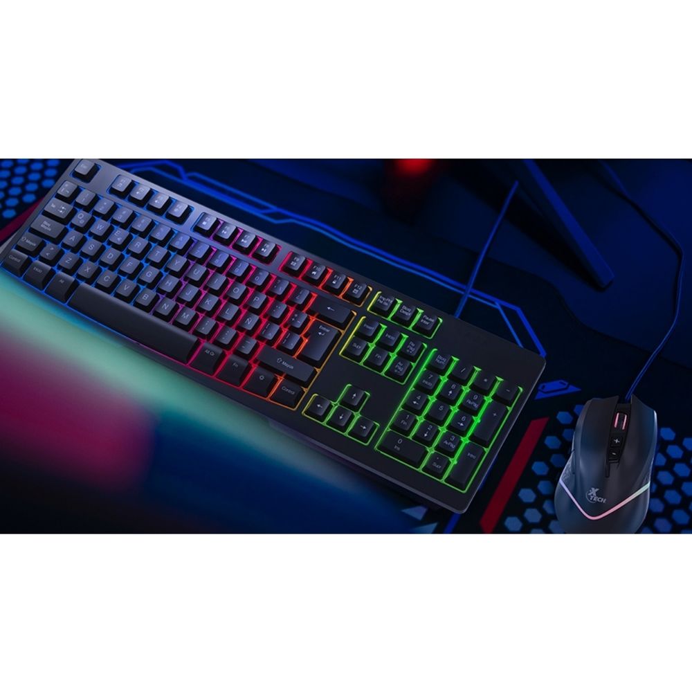 Kit Teclado y Mouse Gamer Xtech Antec Wired Multimedia Keyboard - XTK ...
