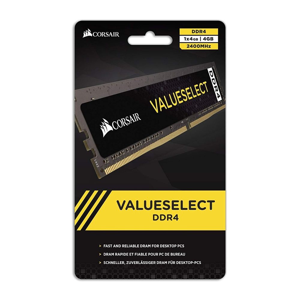 Memoria RAM Corsair Select DDR4 4GB 2666MHz C18 CMV4GX4M1A2666C18 - Promart