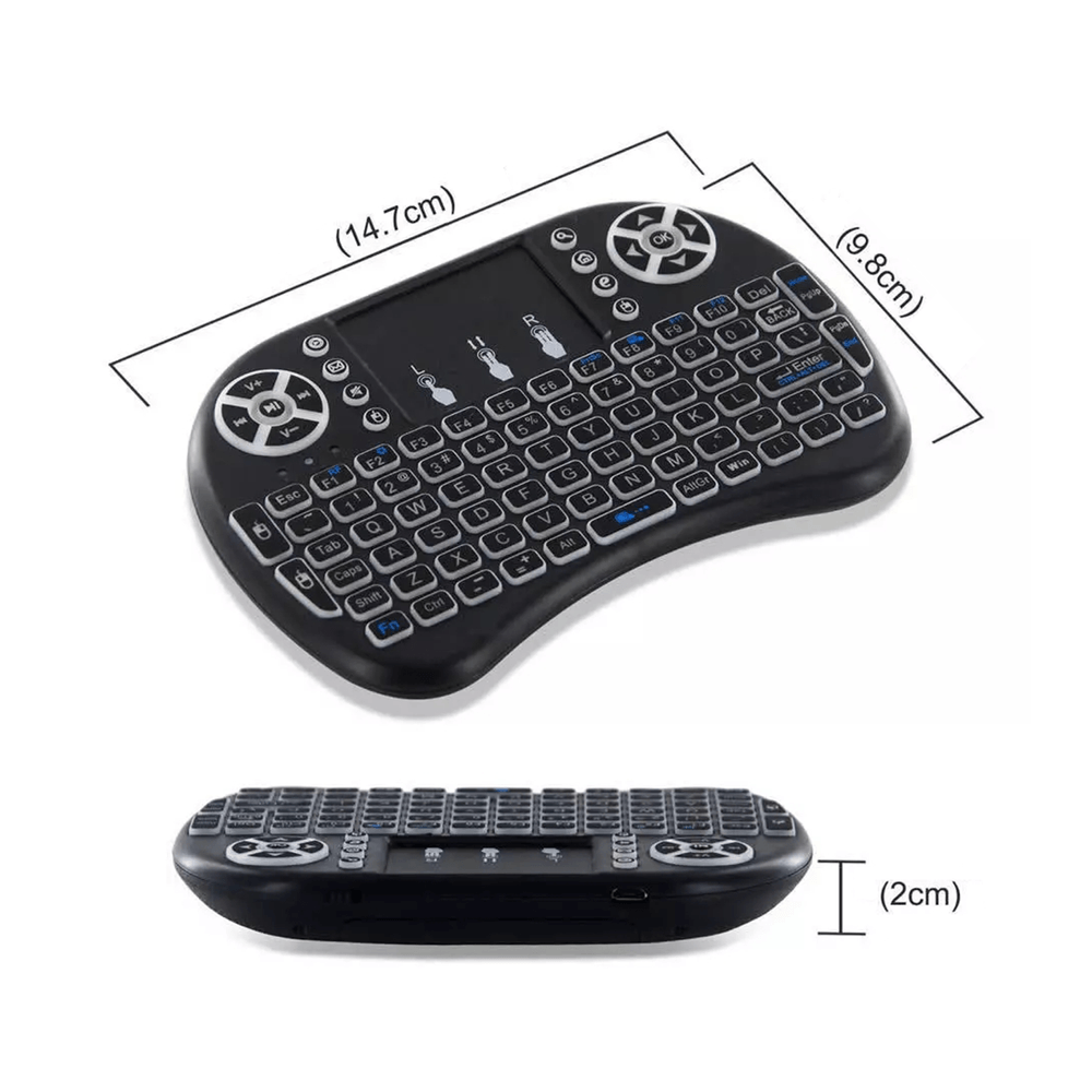 Control Minikeyboard Retroiluminado Tv Box Pc Laptop Smart Tv - Promart