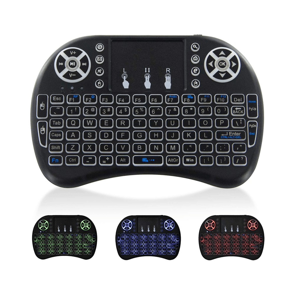 Control Minikeyboard Retroiluminado Tv Box Pc Laptop Smart Tv - Promart