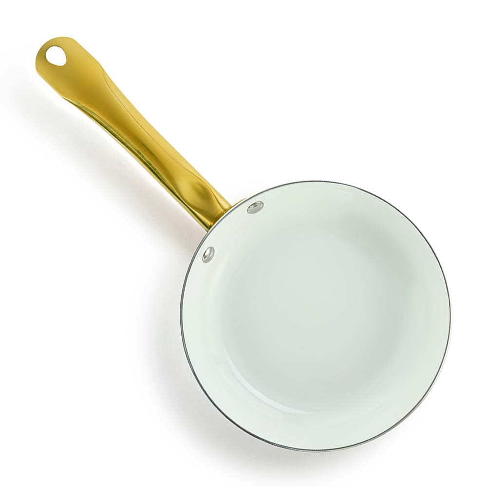 Sarten Circular Aluminio 26cm Blanco/Dorado Holstein - Promart