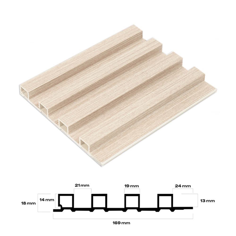 Wall Panel Por Unidad Carvalo 280x16cm Decorplas - Promart