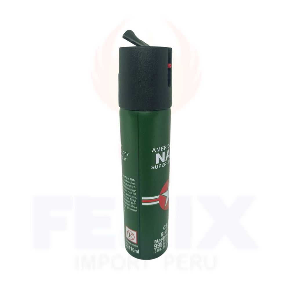 Gas Pimienta Spray 110ml Defensa Personal Protección Verde - Promart