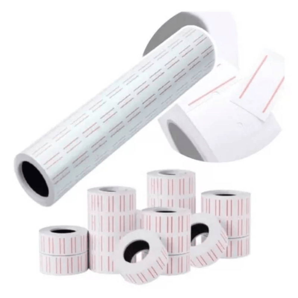 10 Rollos de 5000 Etiquetas Precios Mx5500 Maquina Stickers - Promart