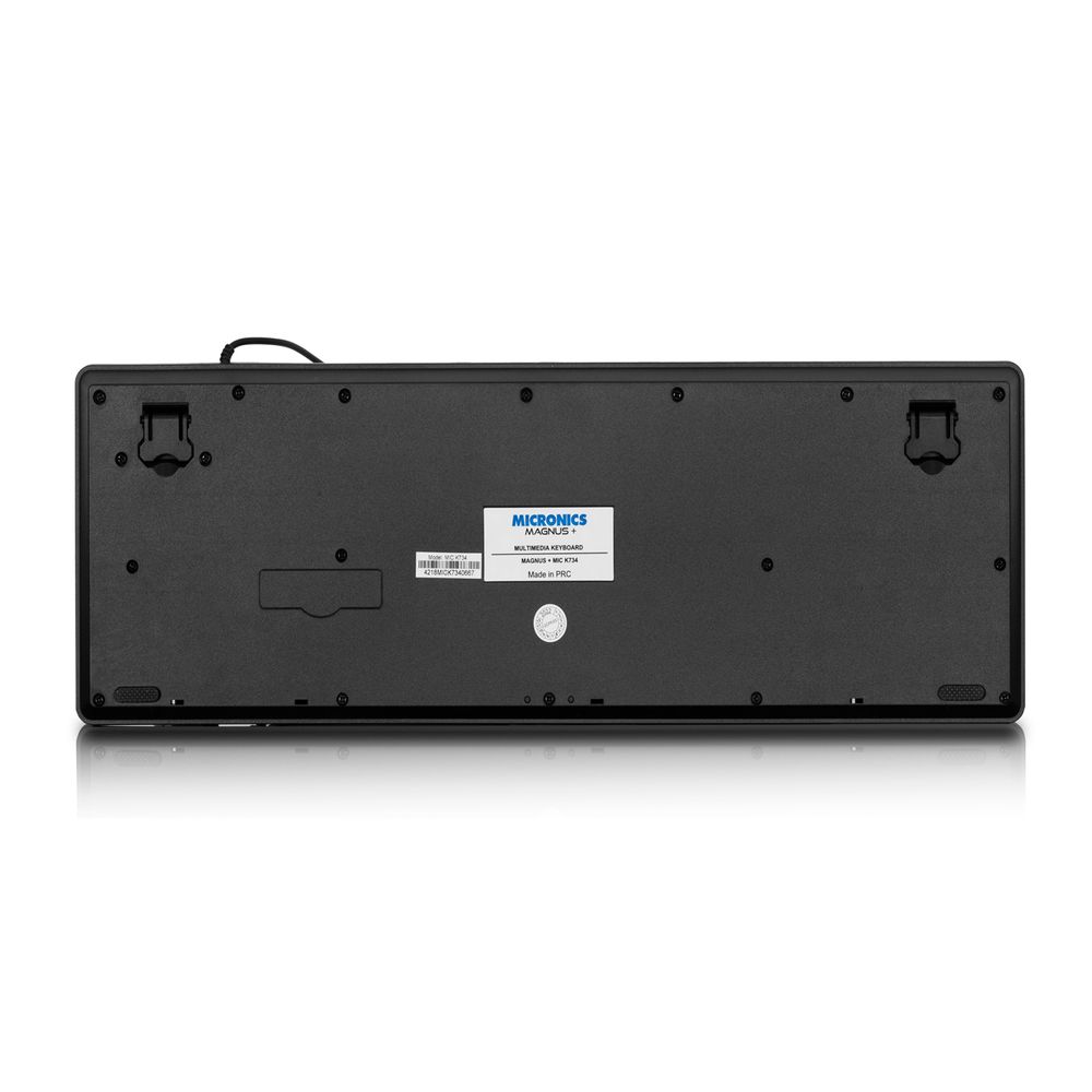 Teclado Micronics Magnus MIC K734 botones multimedia 105 teclas - Promart