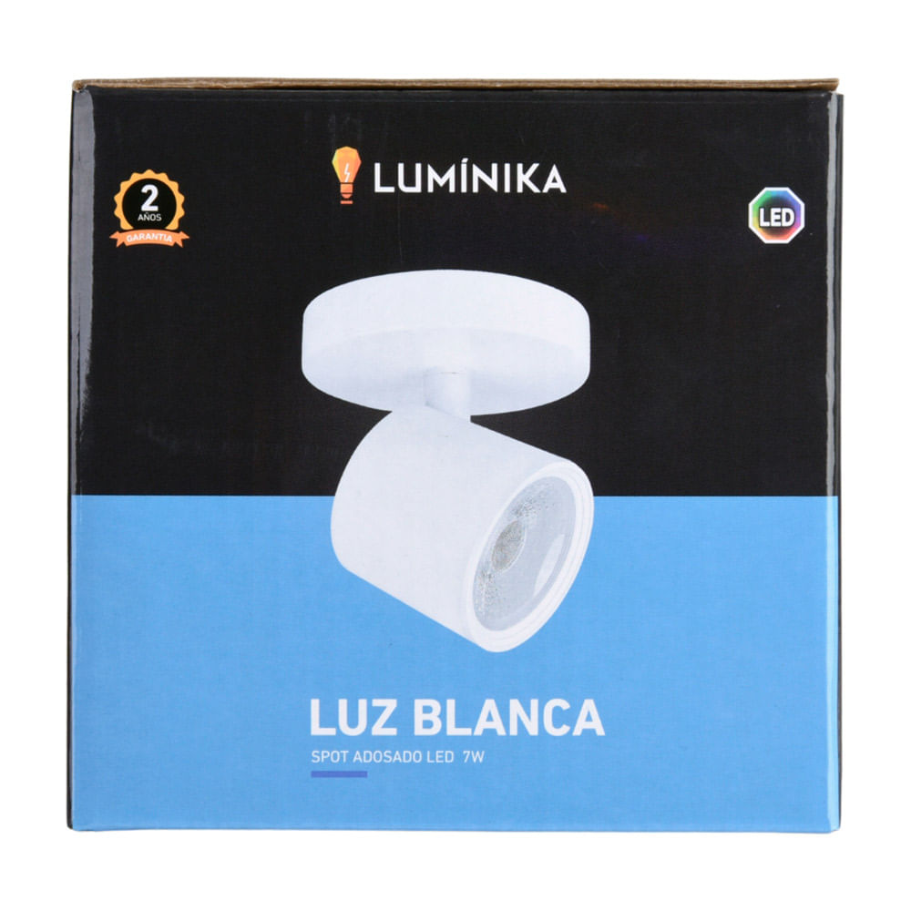 Spot Adosado LED 7W Luz Blanca Luminika - Promart