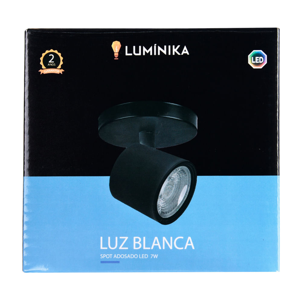 Spot adosado led 7W 60°k LF Luminika - Promart