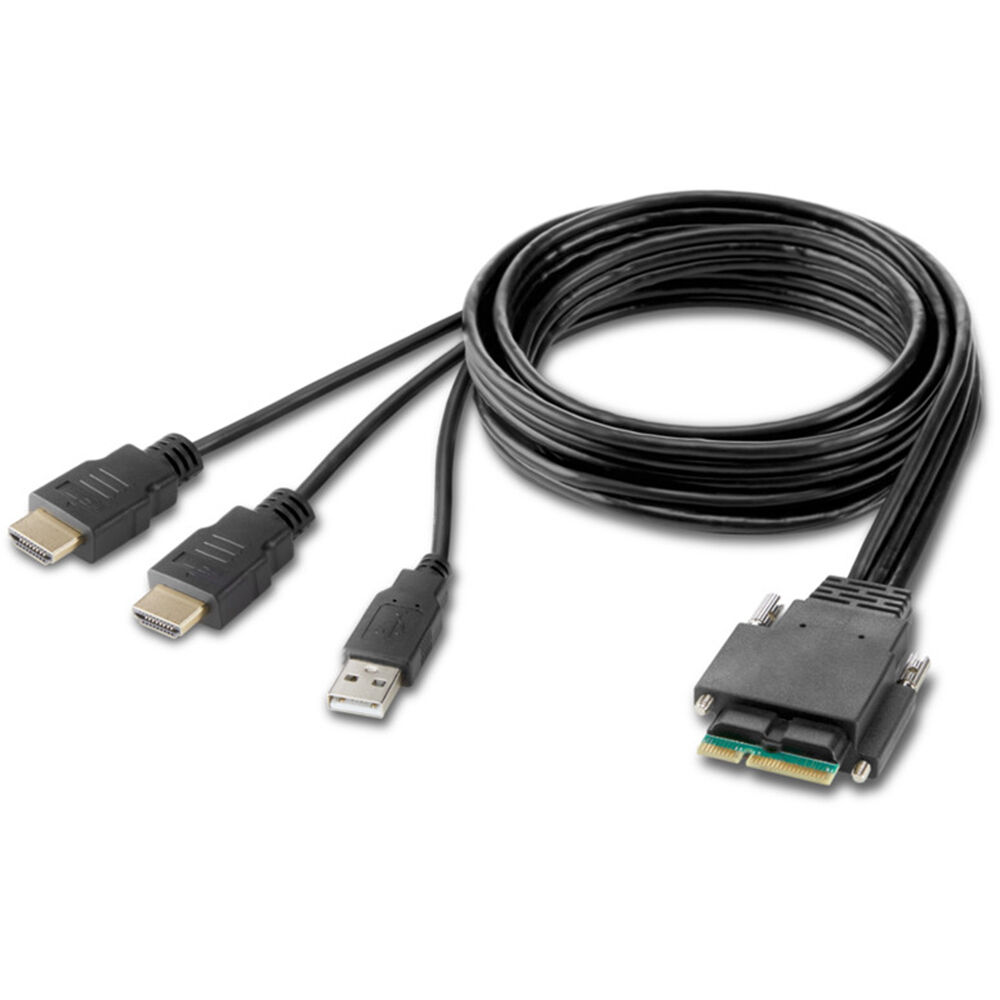 Kvm Switch Belkin Secure de 2 Puertos con Doble Monitor Hdmi y Control ...