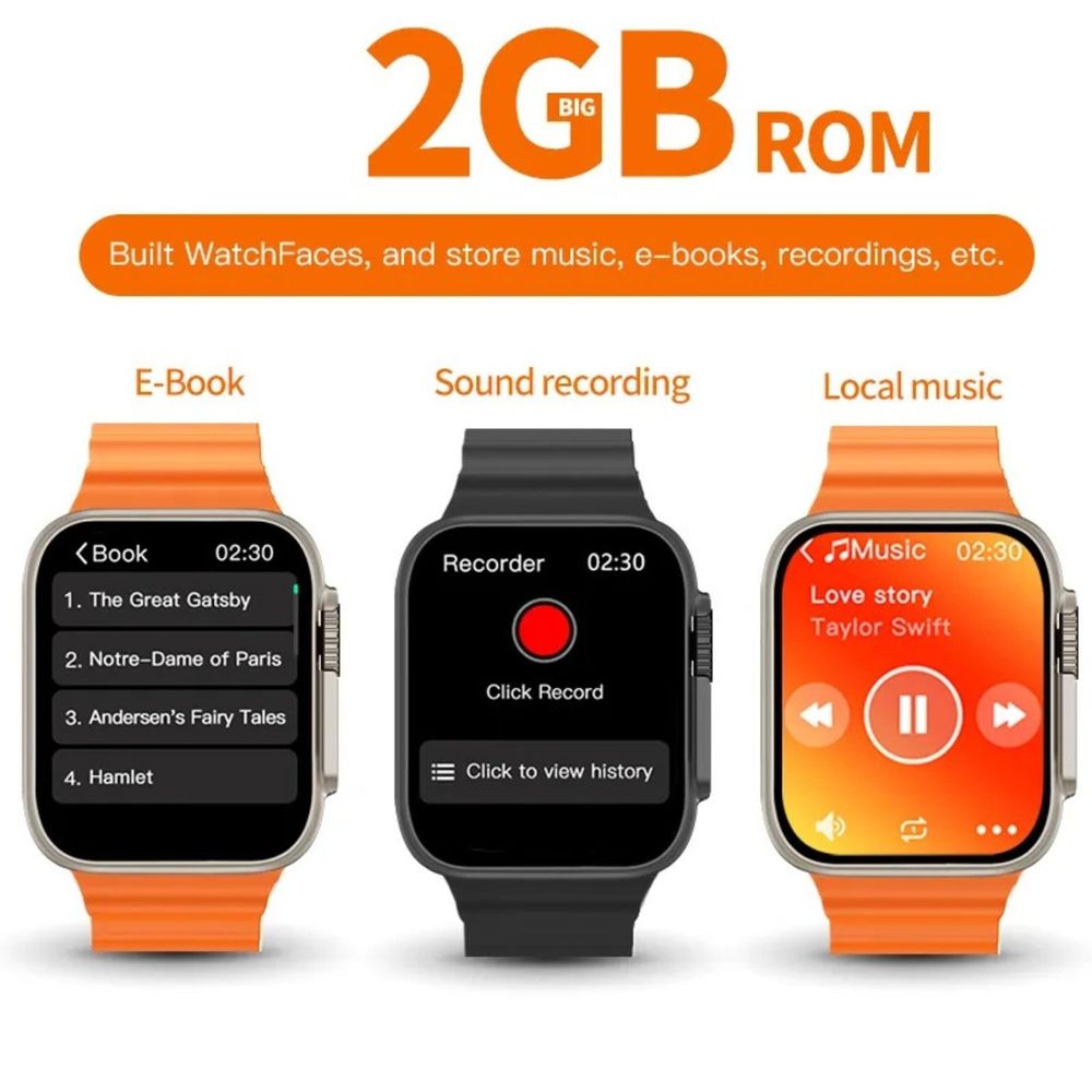 Smart Watch W69 Plus Ultra Serie 8 Color Gris - Promart