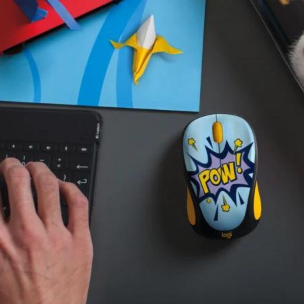 Mouse Logitech M317c Design Collection POW Unifying - Promart