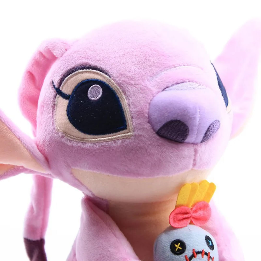 Peluche Stitch + Trapos Lilo y Stitch Rosado 25 Cm | Promart.pe - Promart