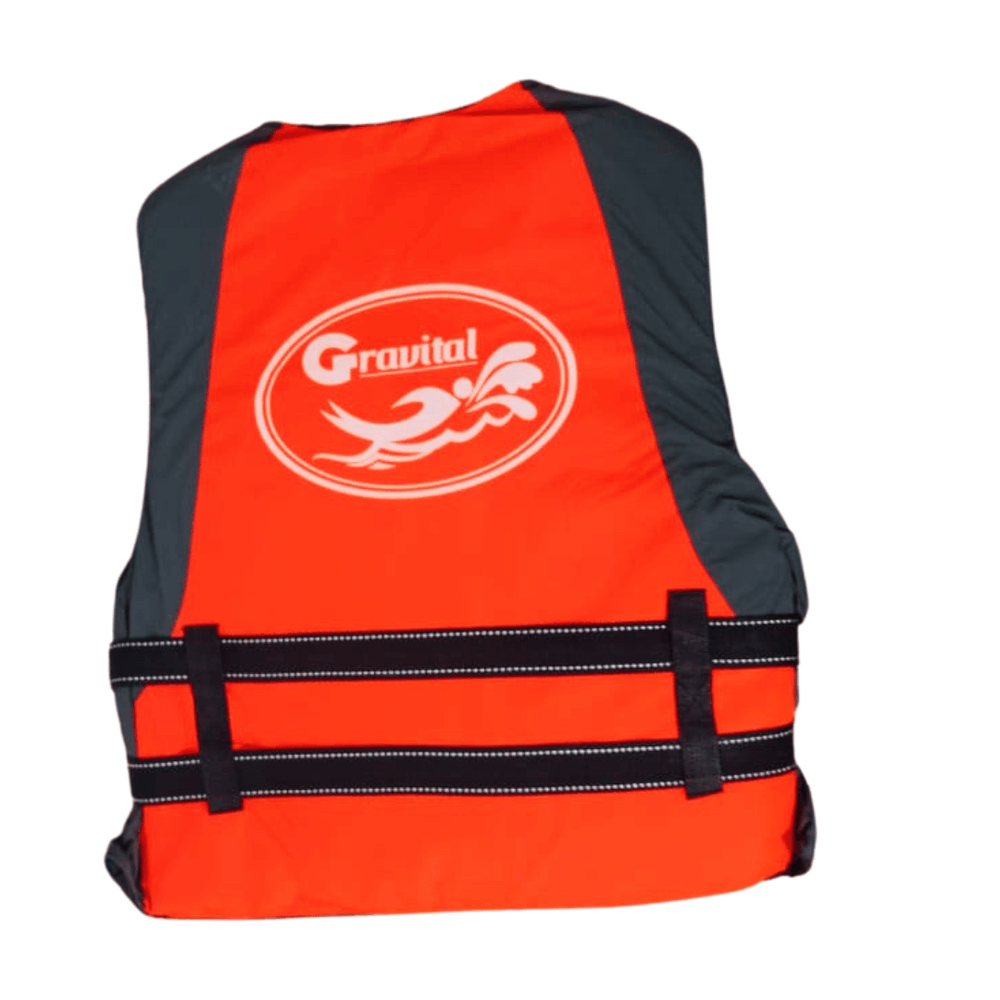 Chaleco Salvavidas con silbato Gravital sin cuello Naranja XL | Promart.pe - Promart