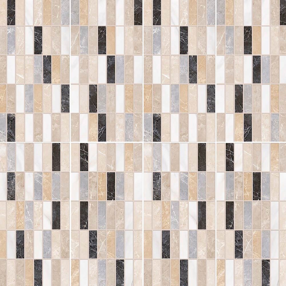 Pared Mosaico Mix Pulpis Brillo 30.1x60.5cm 2.37m2 Pointer - Promart