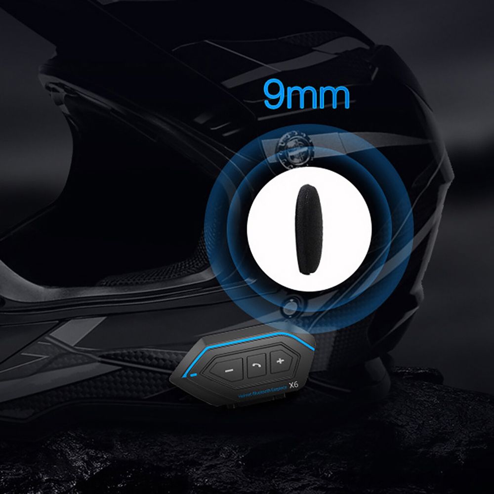 Audífonos para Casco de Motocicleta Interfono Inalámbrico con Respuesta ...