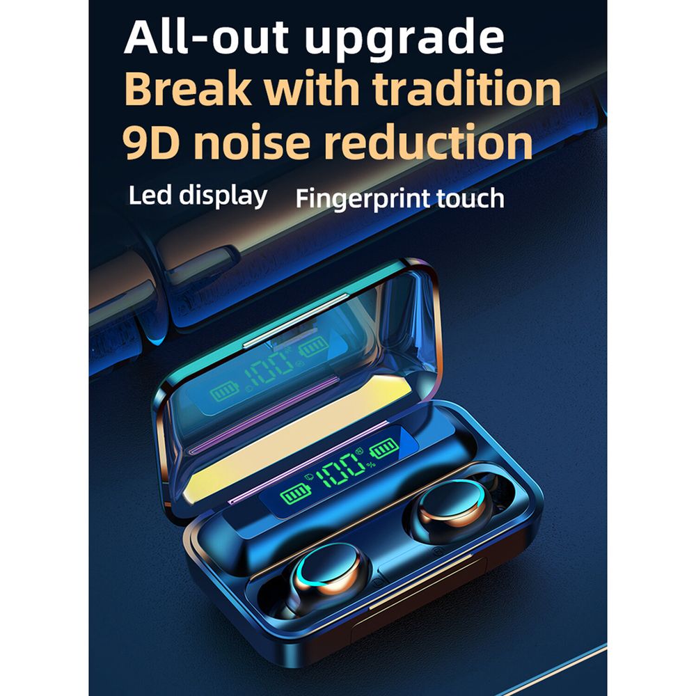 Auriculares Inalámbricos F9 True Wireless Estéreo Bt 5.0 - Promart