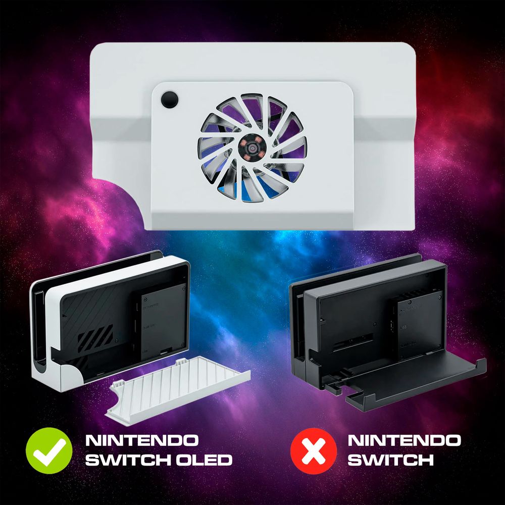 Cooler Para Nintendo Switch Oled Ventilador Disipador Switch - Promart