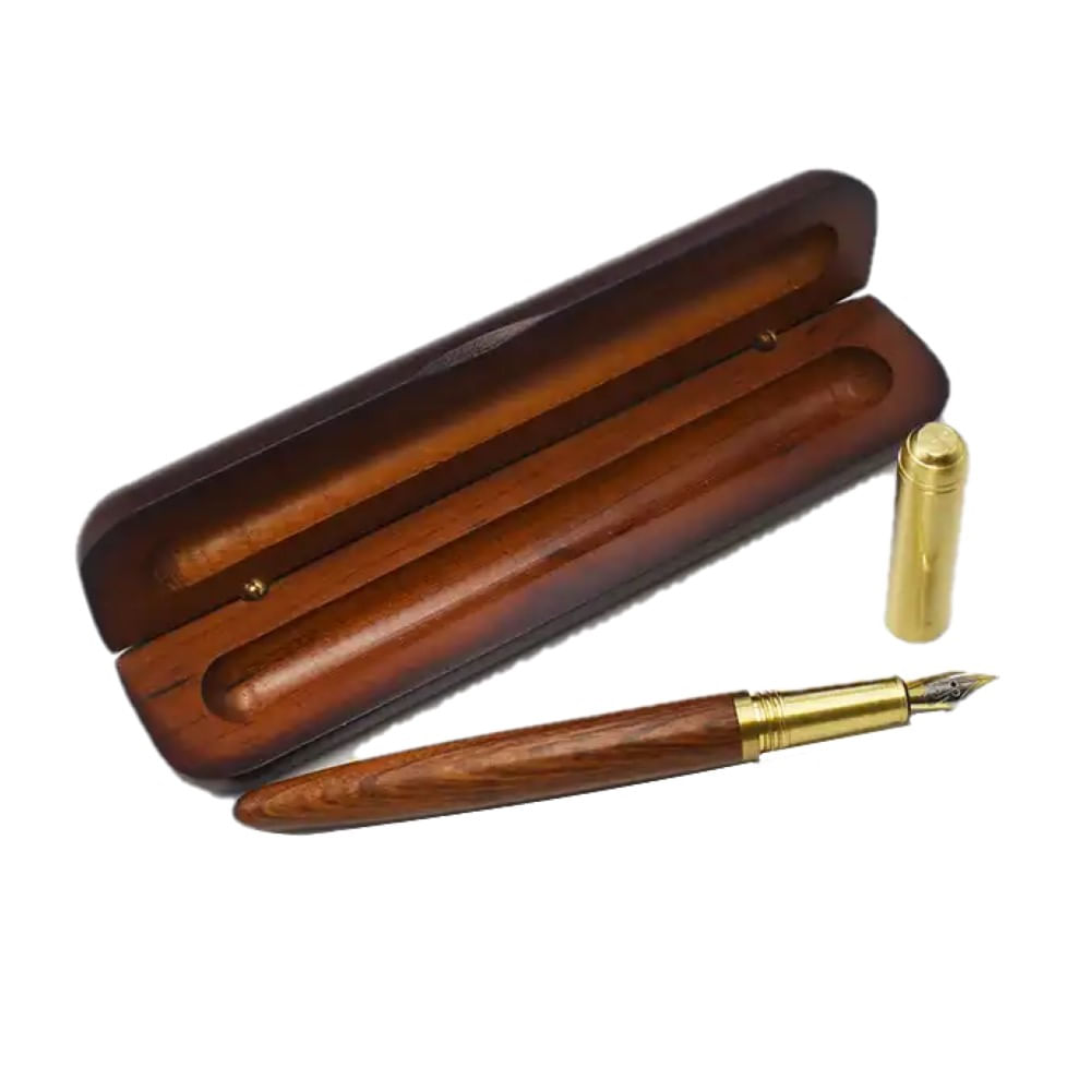 Set Viggo Pluma Estilográfica de Madera y Caja Personalizable - Promart