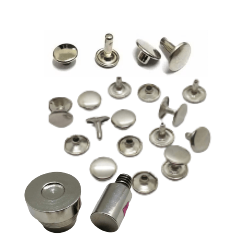 1,000 Remaches Doble Cabeza Remache de Doble Cara Tapa Más Juego de ...