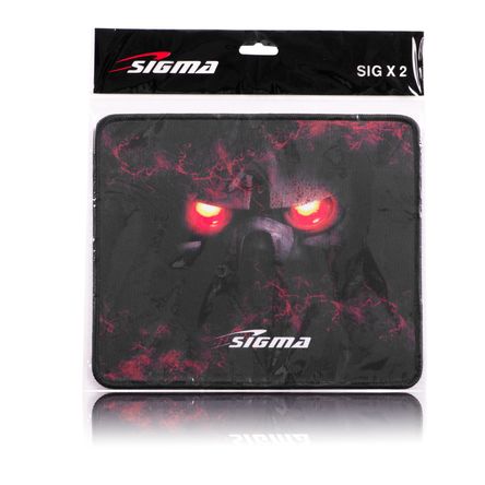 Pad Mouse Gamer Sigma Plano 20x25 Cm SIG X2 Antideslizante Negro - Promart