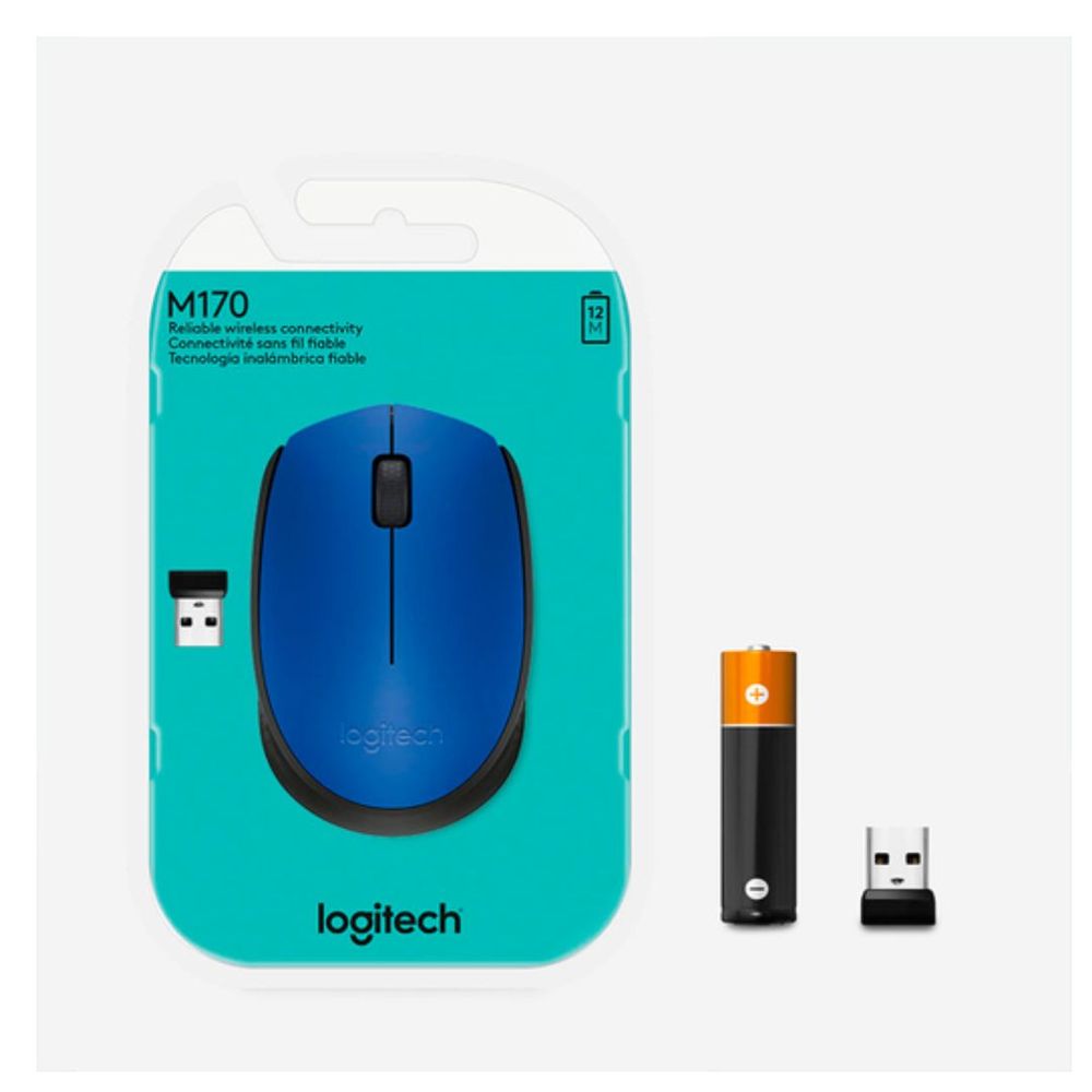 Mouse Logitech M170 Azul - Promart