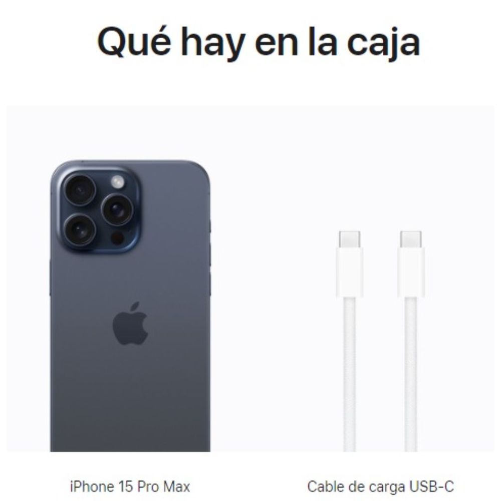 iPhone 15 Pro 256GB eSIM - Blue Titanium - Promart