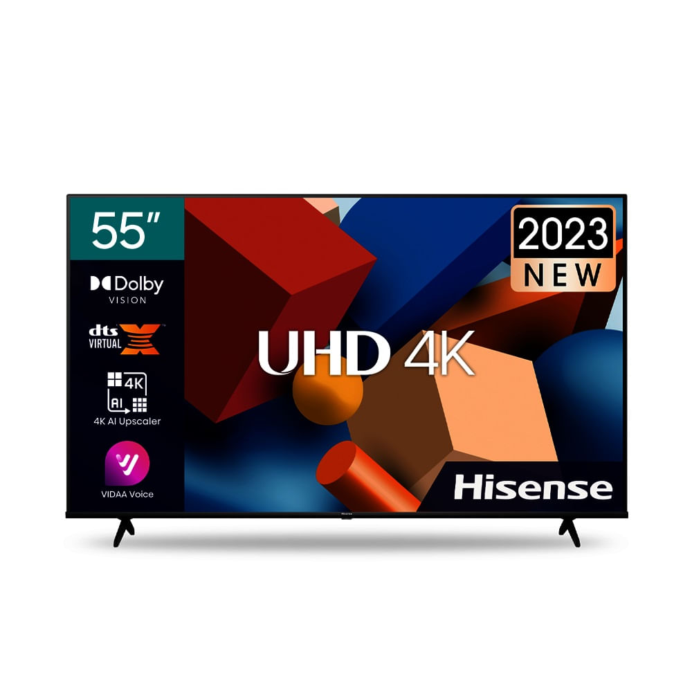 Televisor 55" Hisense UHD 4K A6K Modelo 2023 - Promart