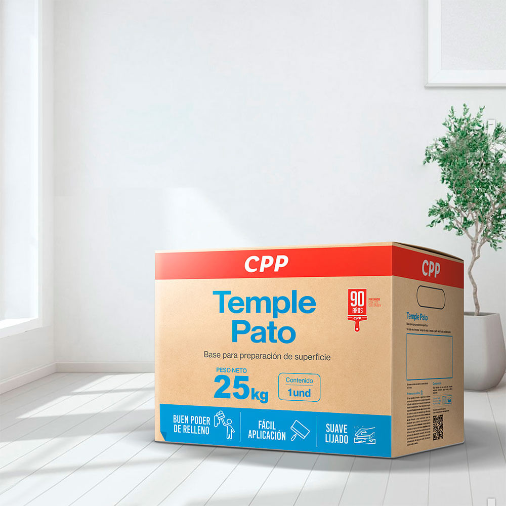 Temple Pato Cpp Blanco caja 25kg | Promart.pe - Promart