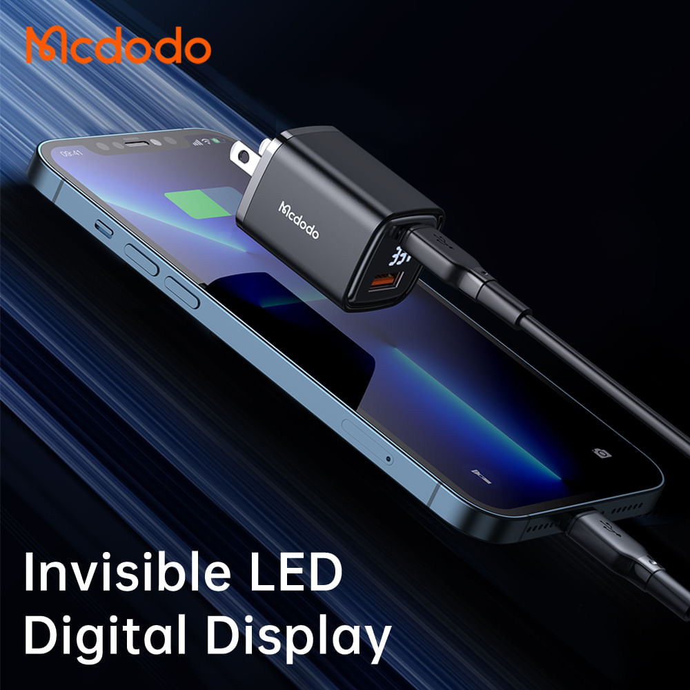 Cargador Digital Mcdodo 33W 2 en 1 Usb + Tipo C - Promart
