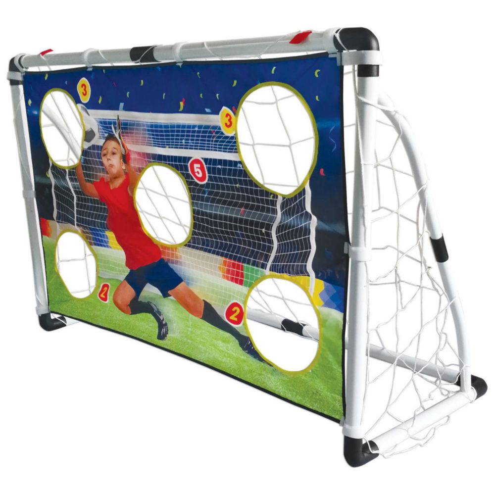 Arco De Fútbol Transportable Kasaca Con Pelota E Inflador 116 X 76 X 48 ...