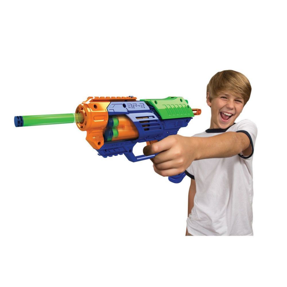 Lanzador Dart Zone Blitzfire Tiro Rapido Blaster Pack X2 - Promart