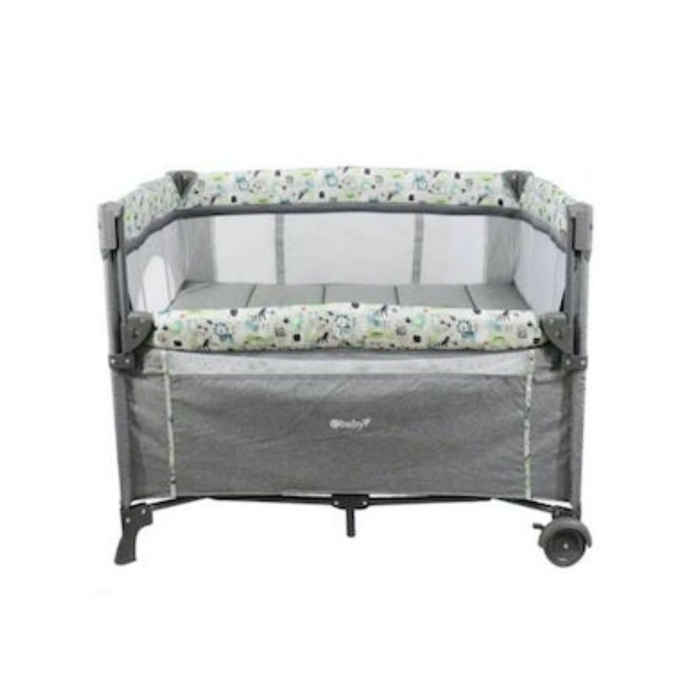 Cuna Colecho Para Bebe Ebaby Nala Gris Azul - Promart