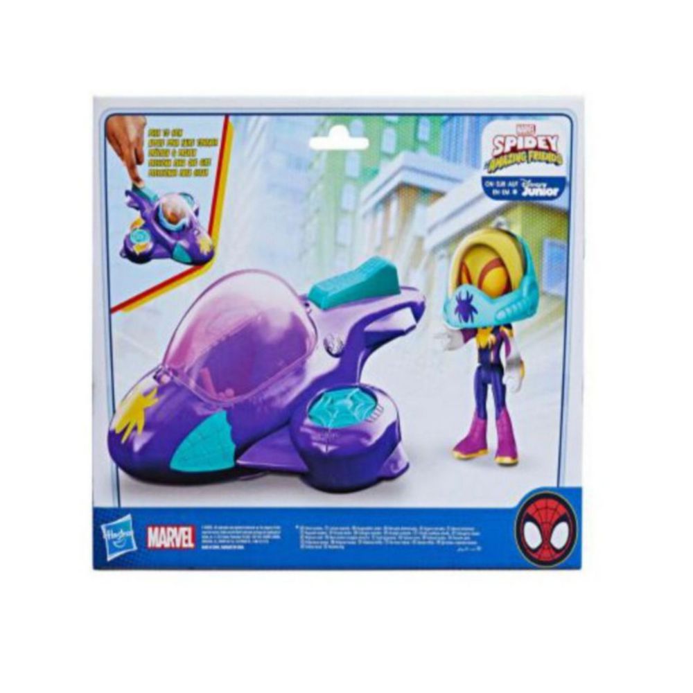 Figura Spidey And His Amazing Friends Webspinner Ghost Spider - Promart