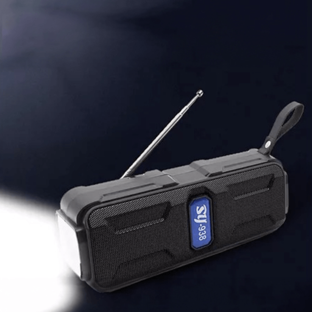 Parlante Bluetooth con Linterna más Panel Solar - Promart