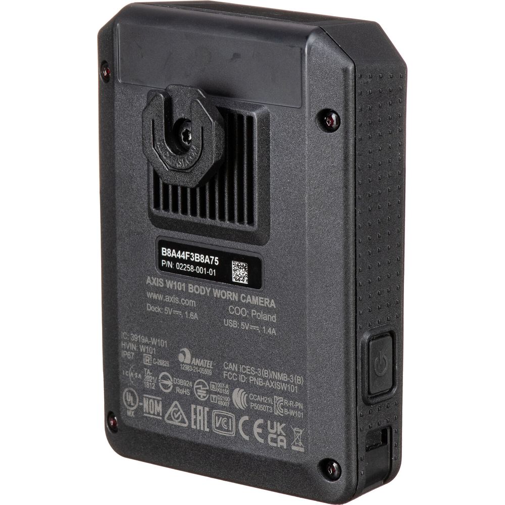 Cámara Axis Communications W101 Body Worn Negra 1080P - Promart