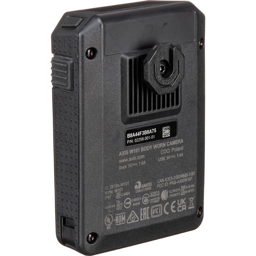 Cámara Axis Communications W101 Body Worn Negra 1080P - Promart