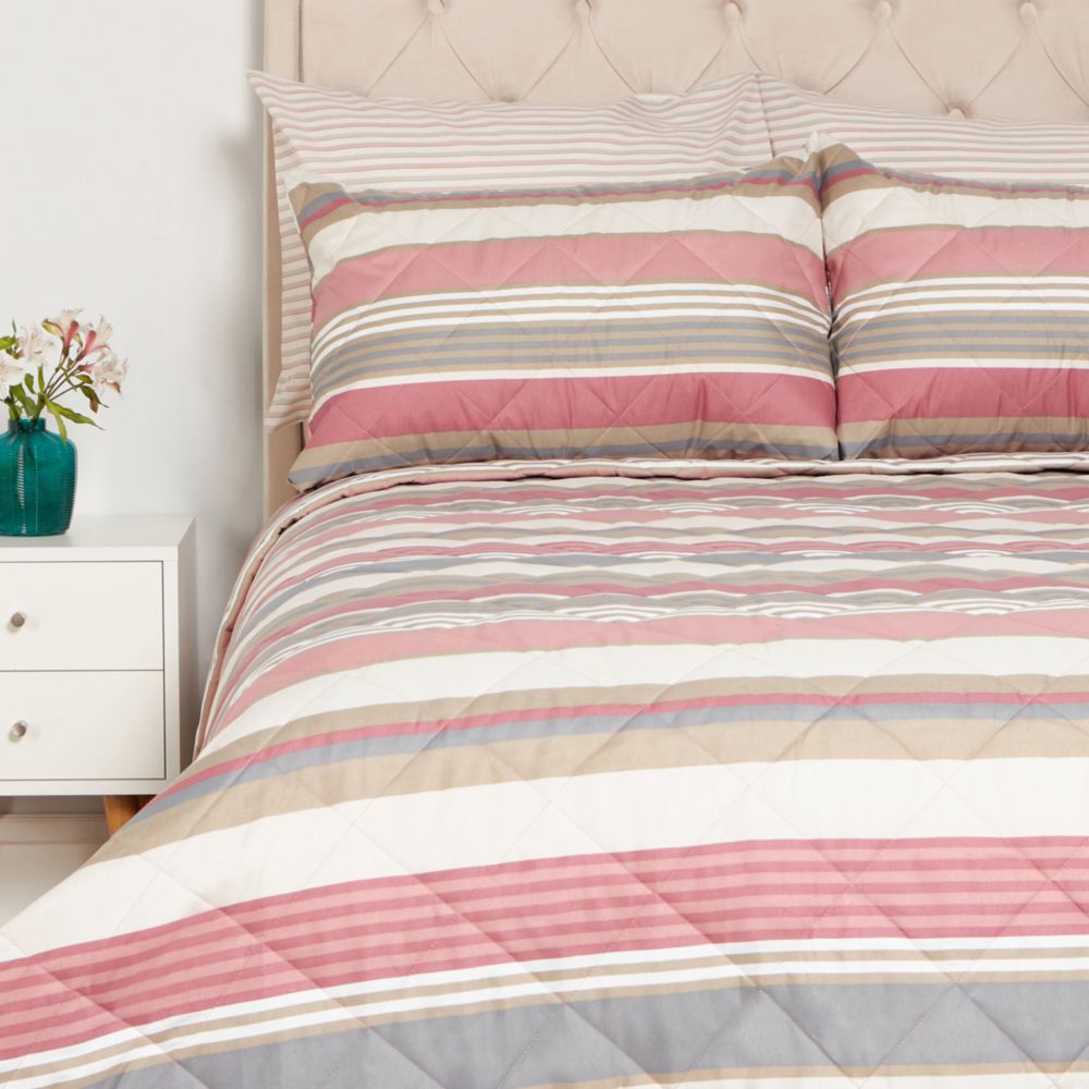 Set Cubrecama Líneas King - Promart