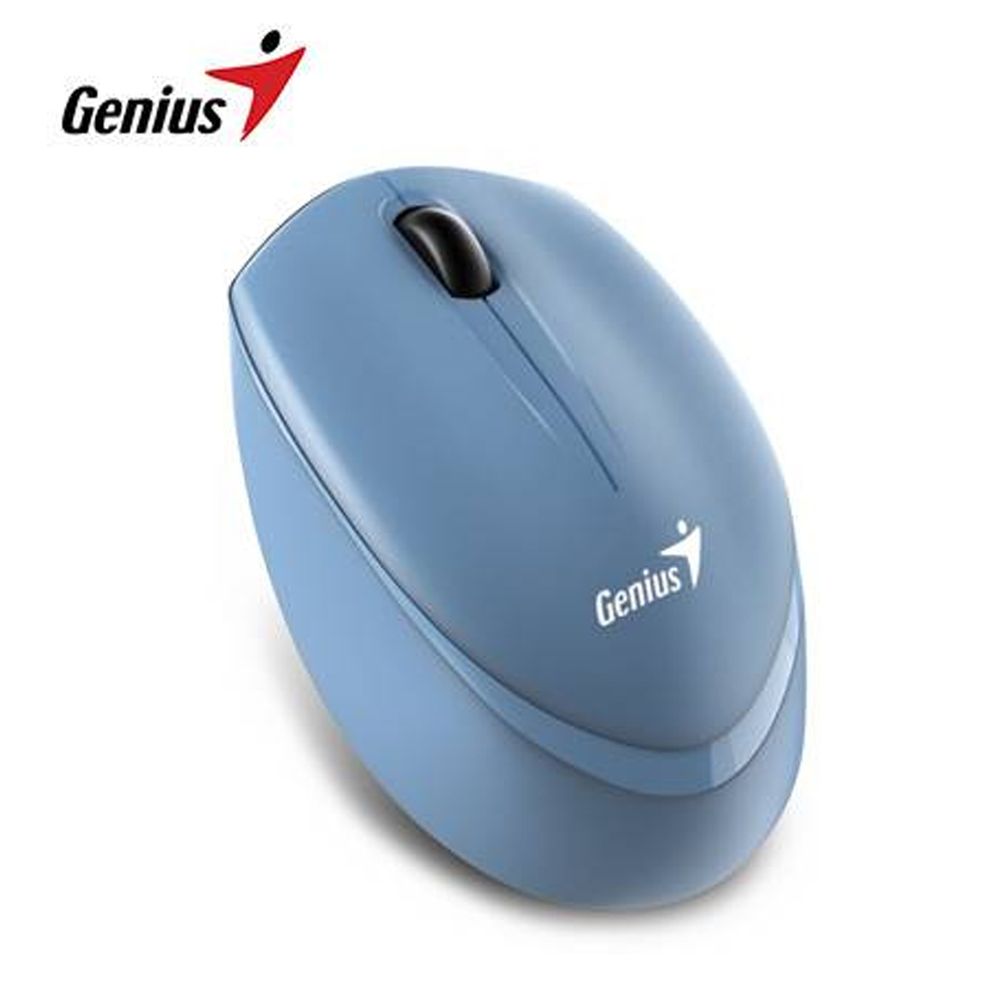 Mouse Genius Nx-7009 Wireless Blueeye Ergonomico Blue Grey - Promart