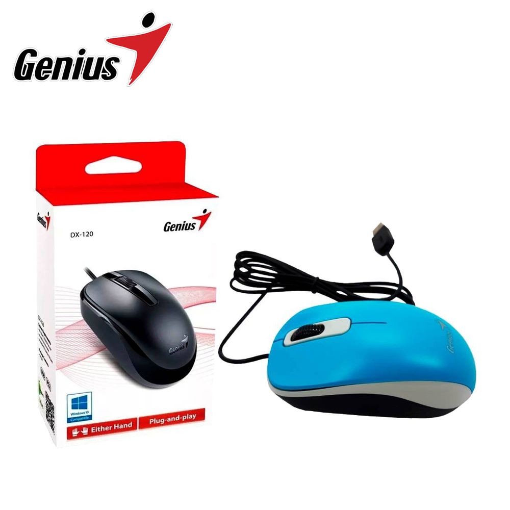 Mouse Genius Dx-110 Usb Optico 1000 Dpi Blue - Promart