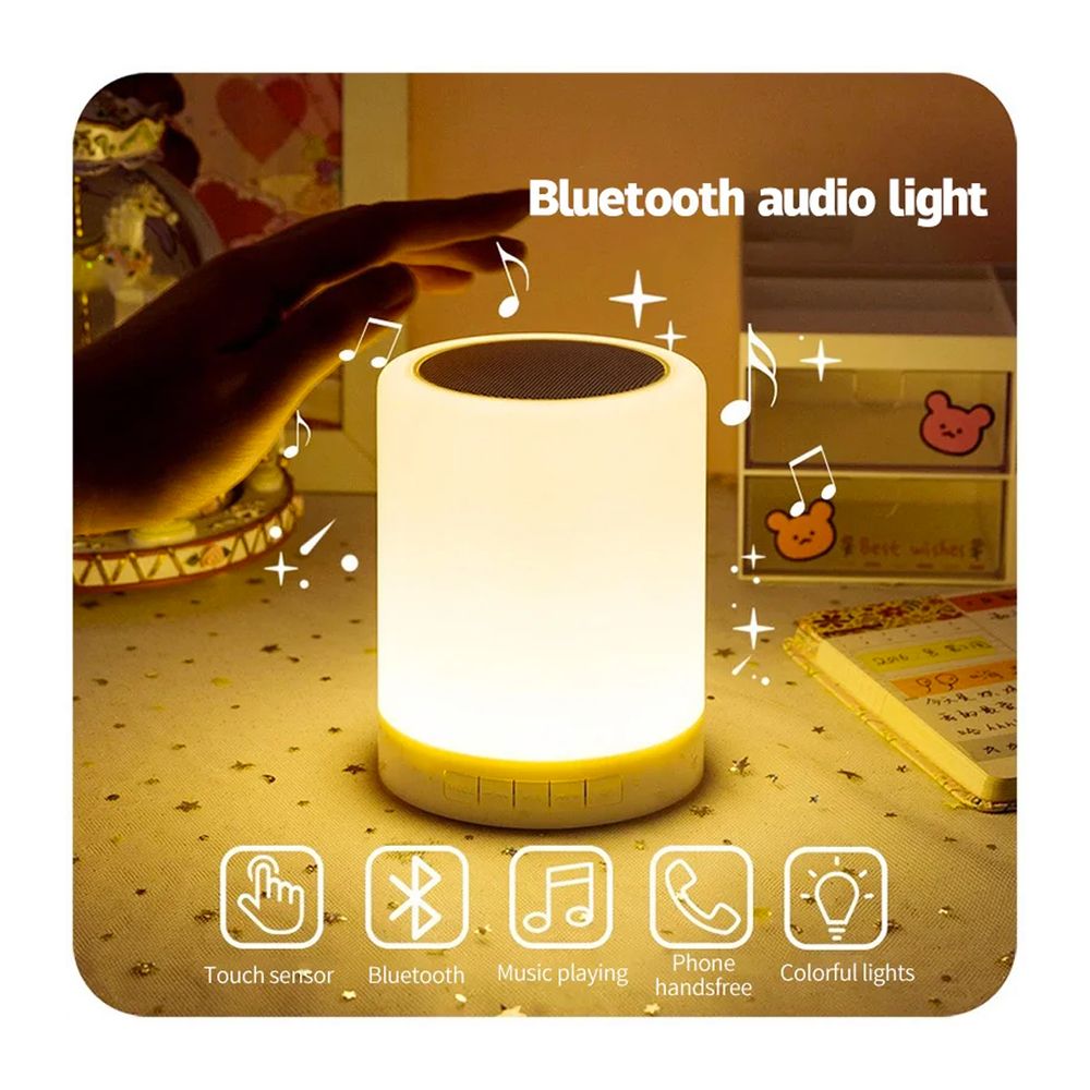 Parlante Lampara Led Bluetooth Colores Touch - Promart