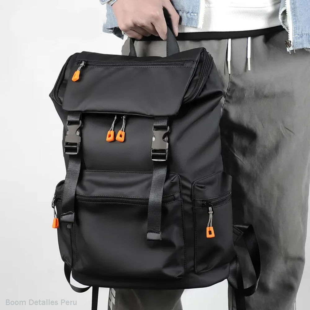 Mochila Hombre Moda Urbana con Porta Laptop y USB Mochila Impermeable ...