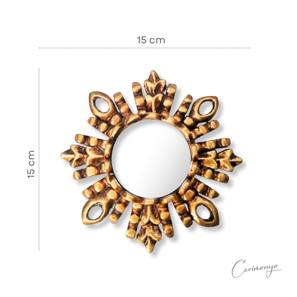 Mini Espejo Decorativo Circular 15 cm - Promart