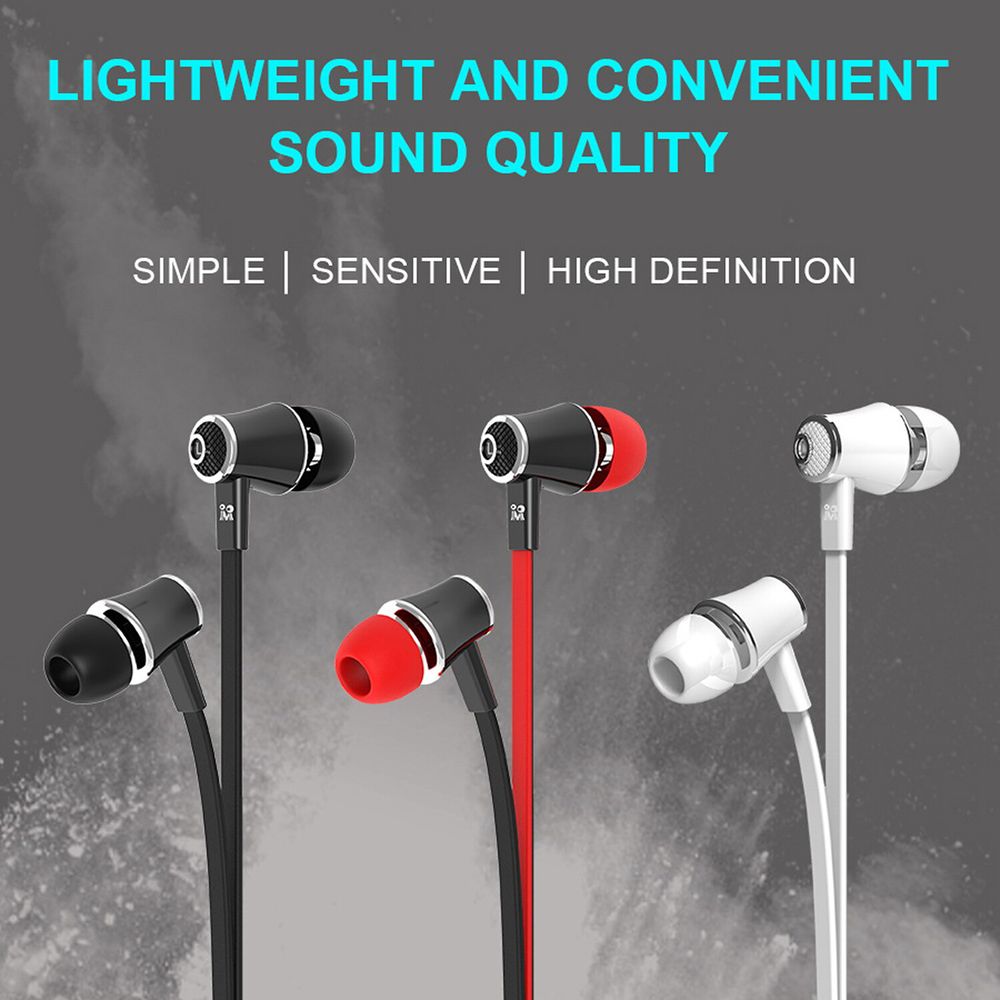 Audifonos Con Cable Langsdom Jm21 Intrauditivos Estéreo Rojo Con Negro ...